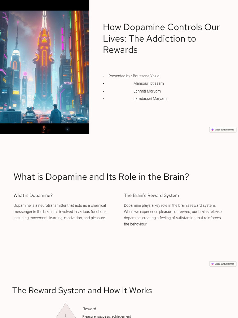 How Dopamine Controls Our Lives The Addiction To Rewards | PDF | Reward System | Dopamine