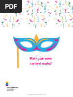 100 Printable Carnival Mask Templates | PDF | Mask