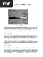Beginner's Guide to Needle Play in BDSM | PDF