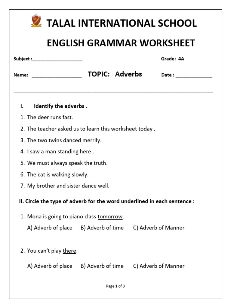 TERM 2 WORKSHEET Format | PDF