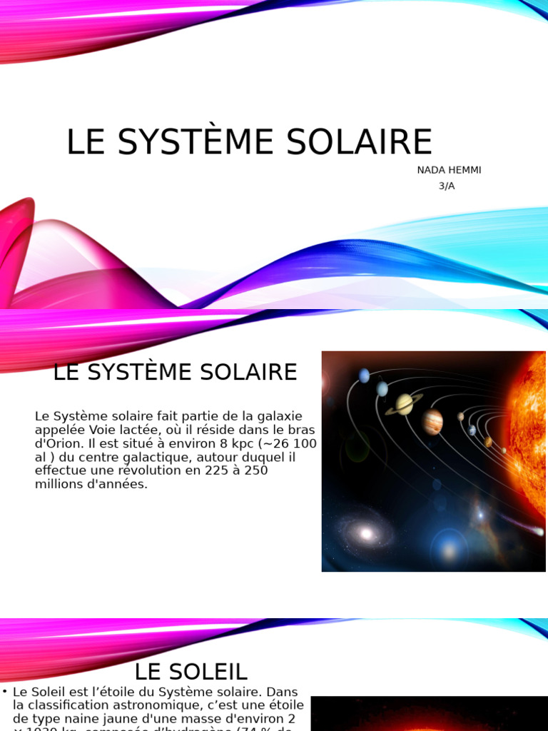 Découverte du Système Solaire | PDF | Système solaire | Planètes
