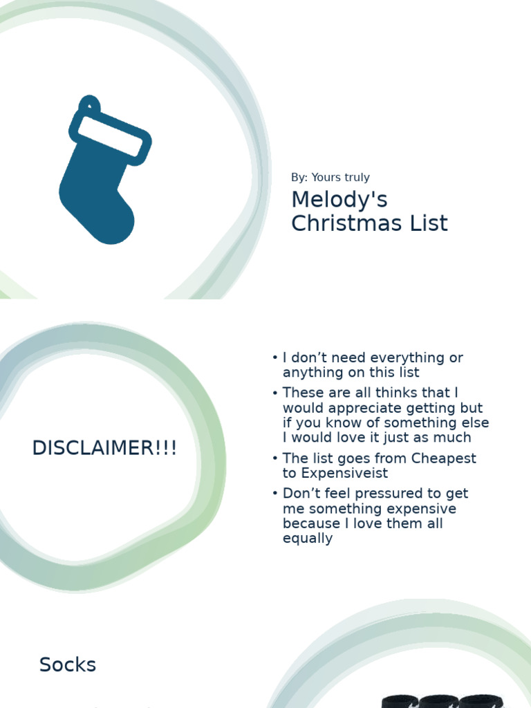 Christmas List | PDF