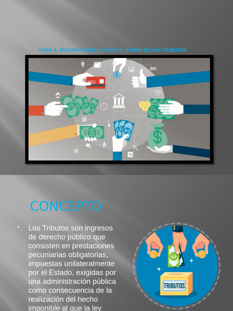 Tema 4 Recursos Del Estado y Teoria de Los Tributos 2023 | PDF | Impuestos | Economias