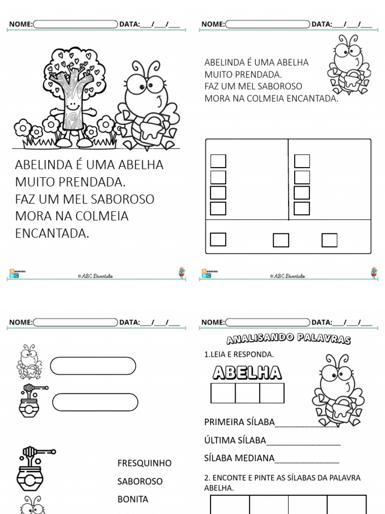 Sequência Didática Abelha Abelinda | PDF | Hobbies | Apicultura