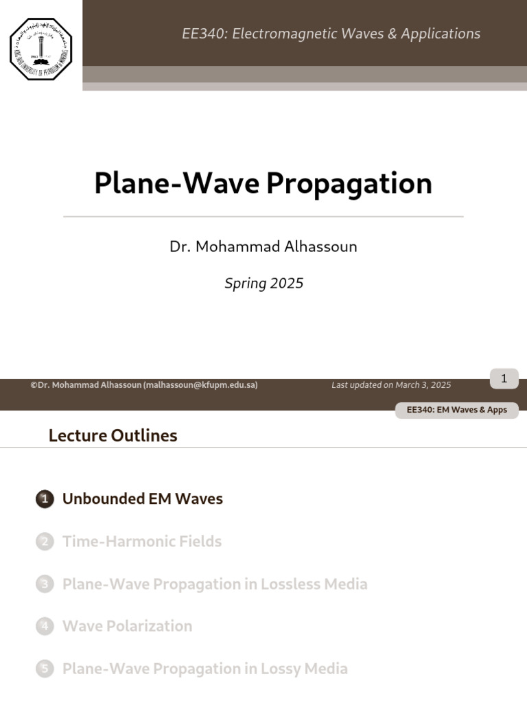 Electromagnetic Waves Overview | PDF | Waves | Electromagnetic Radiation