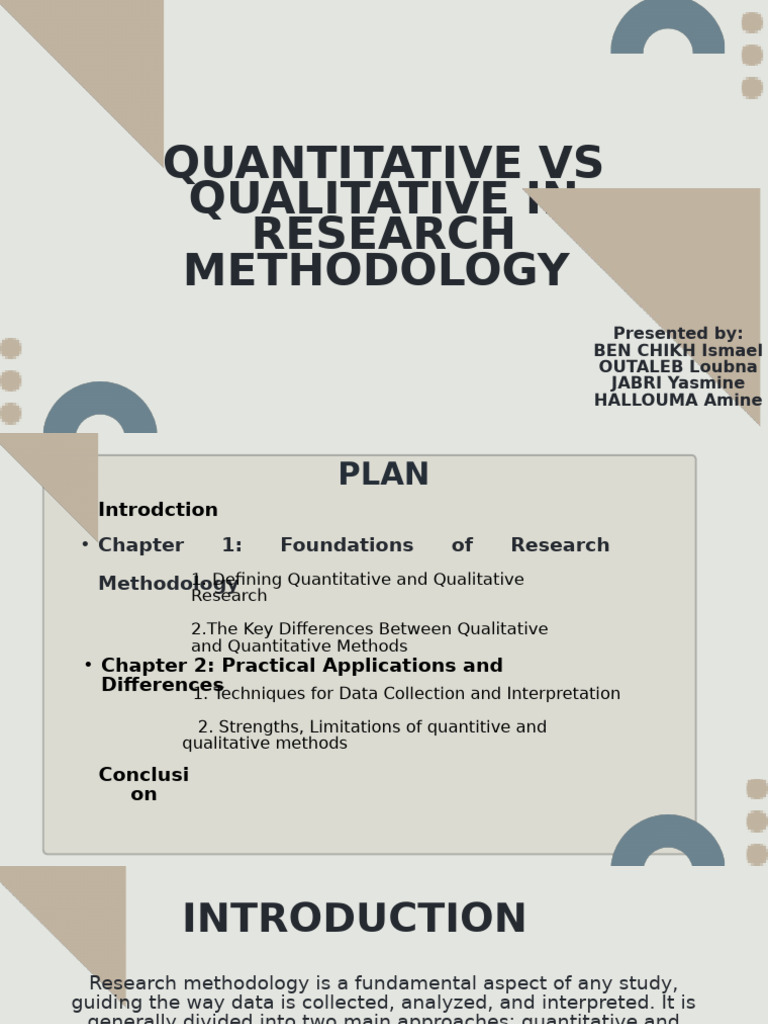 Quantitative vs Qualitative Research Methods | PDF | Methodology ...