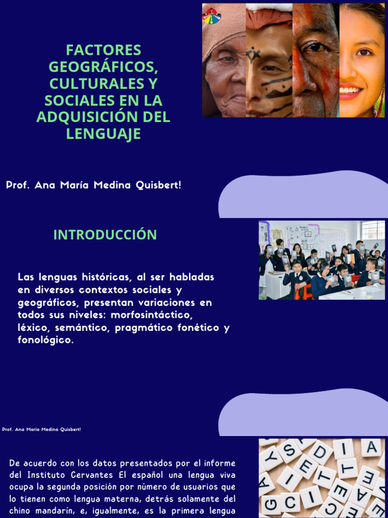 Factores Geográficos | PDF | Palabra | Lengua española