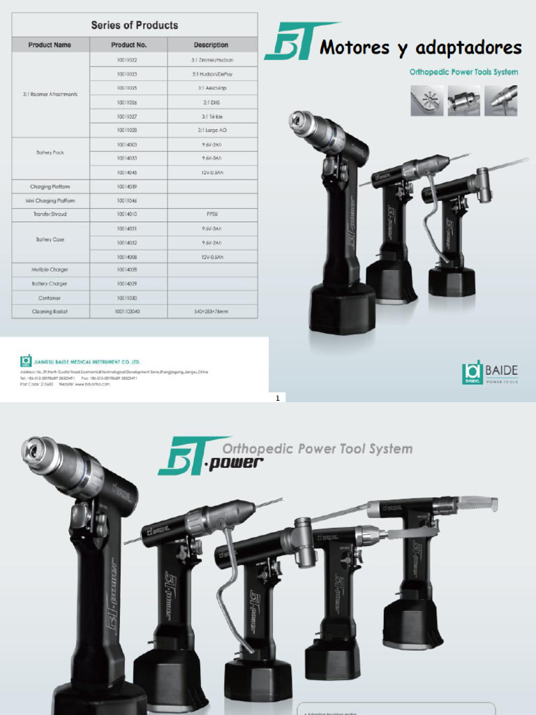Catálogo Motores y Adaptadores Baide | PDF