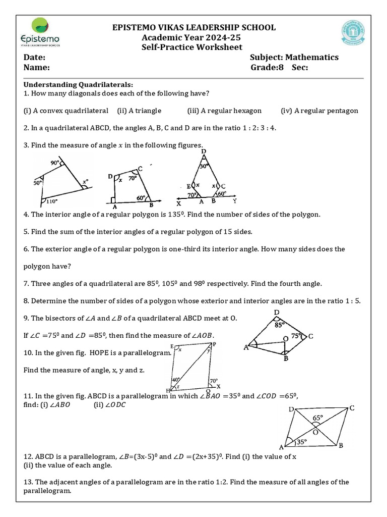 Understanding Quadrilaterals | PDF | Euclidean Geometry | Elementary ...