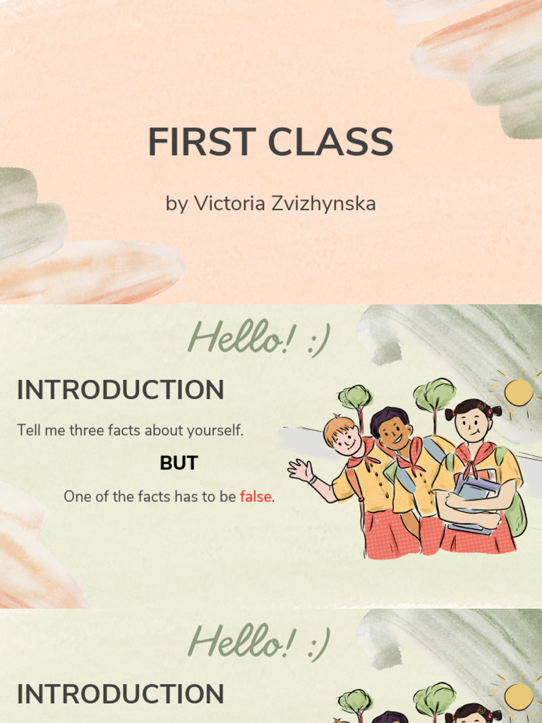 First Class | PDF