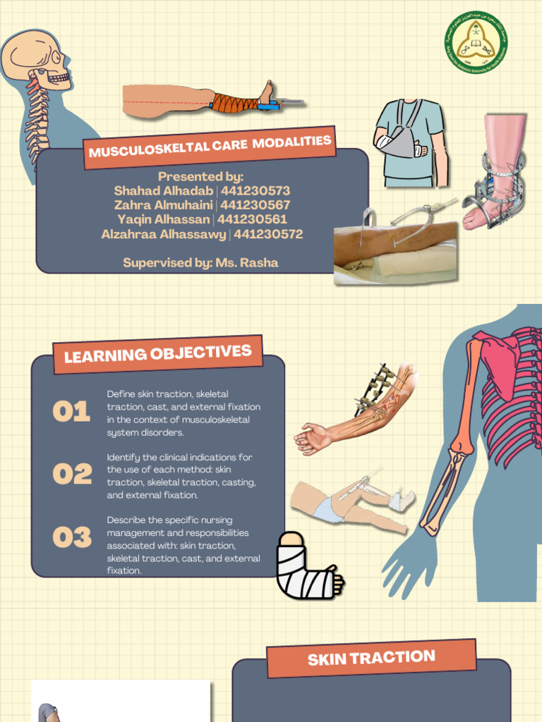 Adults Presentation - Skeletal &skin Traction, External Fixation, and ...