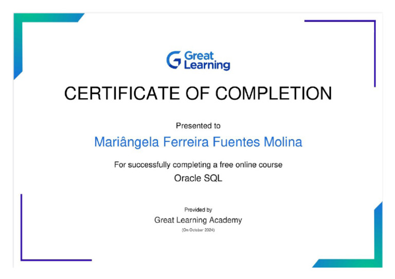 Oracle SQL Great Learning | PDF