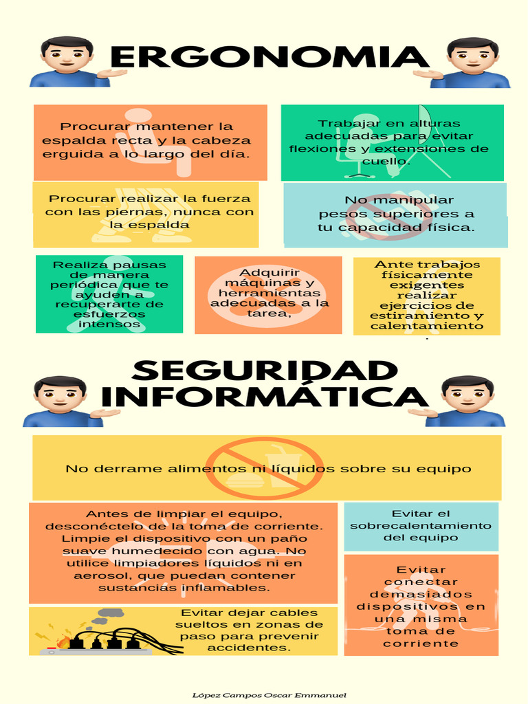 Ergonomia y Seguridad Informática | PDF