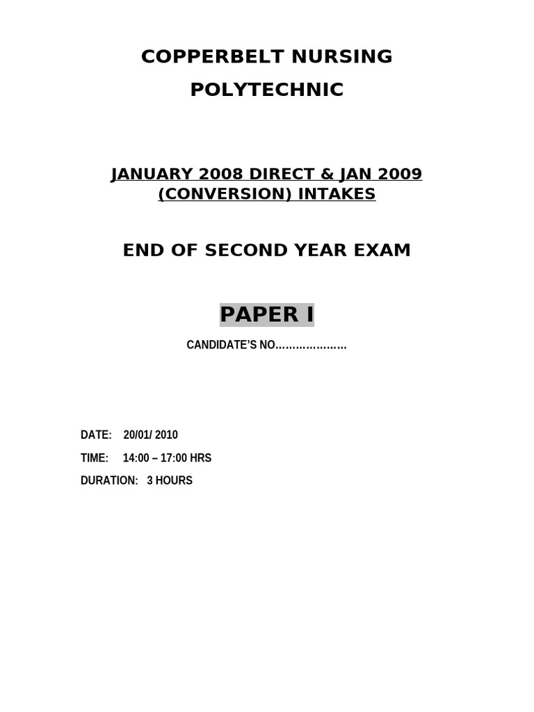 Medicine Paper 1 Exam | PDF | Hiv/Aids | Medical Specialties