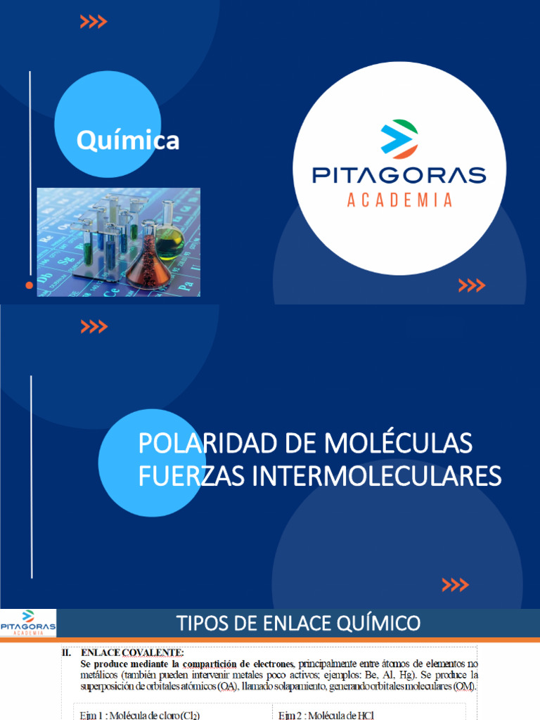 Quimica Curso 4 | PDF | Polaridad química | Enlace químico