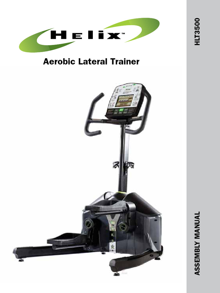 Helix-HLT3500-Assembly-Manual | PDF | Aerobic Exercise | Heart Rate
