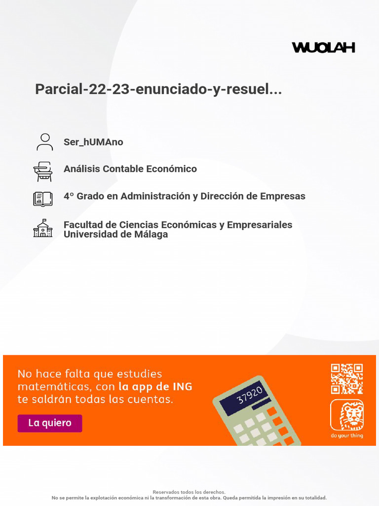 Wuolah Free Parcial 22 23 Enunciado y Resuelto | PDF