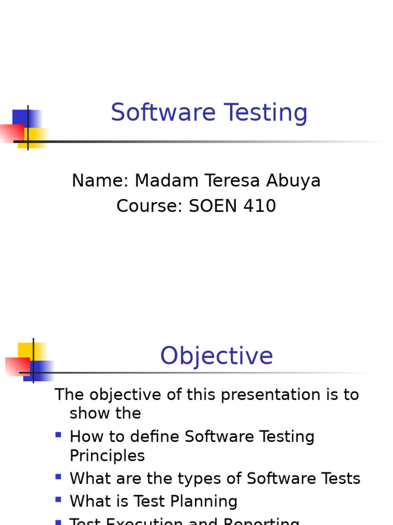 Types of Software Testing Explained | PDF | Software Testing | Computer ...
