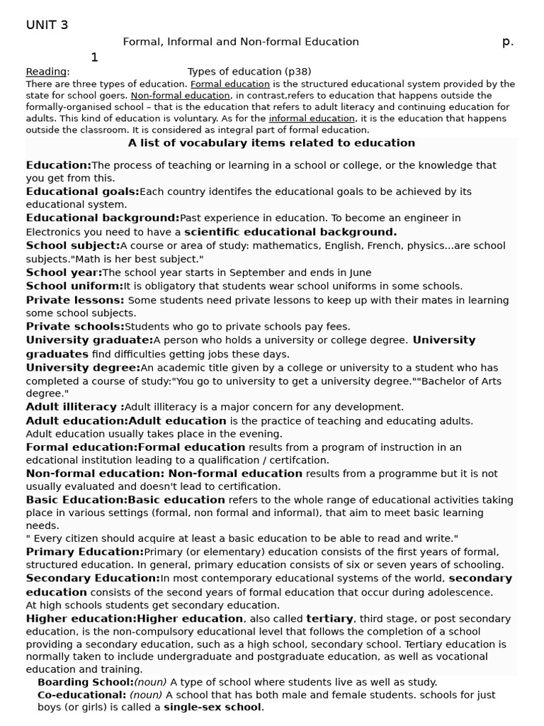 UNIT 3 Ticket Book 2 English Bac 2016 | PDF | Schools | Secondary Education