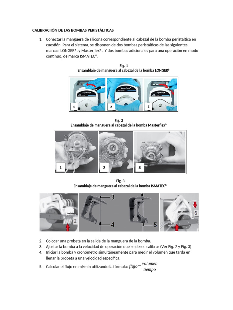 calibración de bombas | PDF
