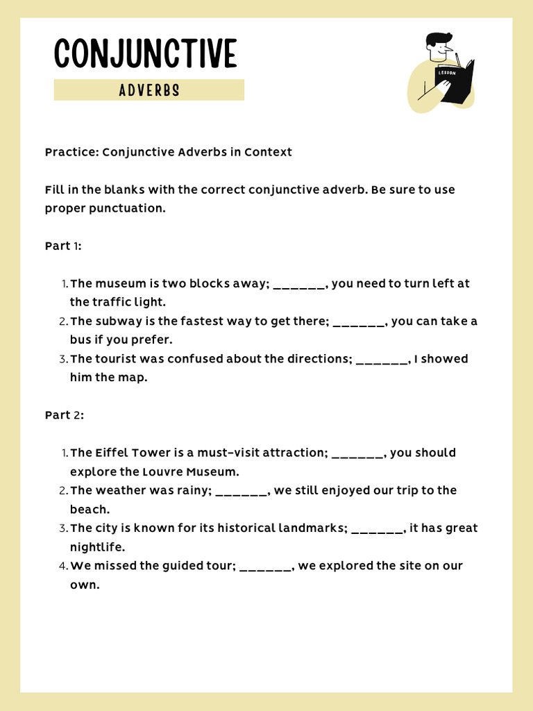 Conjunctive Adverbs | PDF