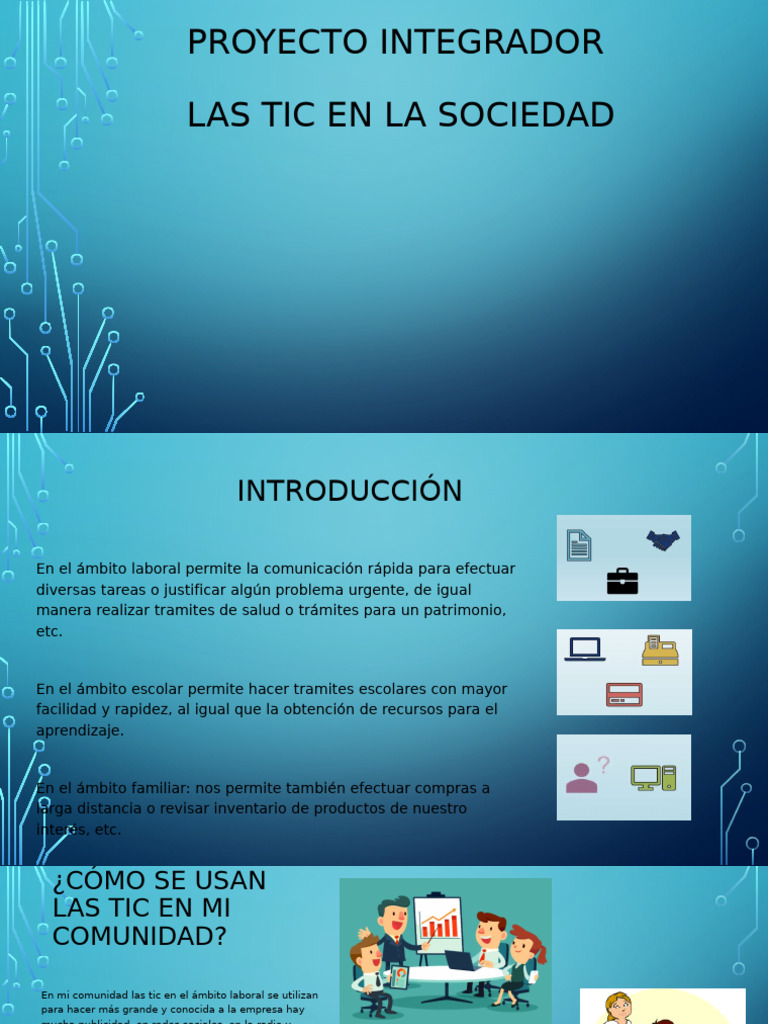 Las Tic en La Sociedad | PDF | Tecnología de información y ...