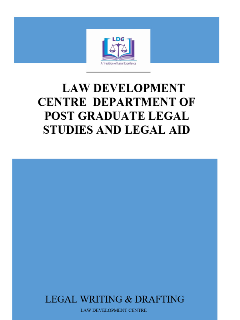 Legal Writing Notes - Module 1 and 2 | PDF | Jargon | Memorandum