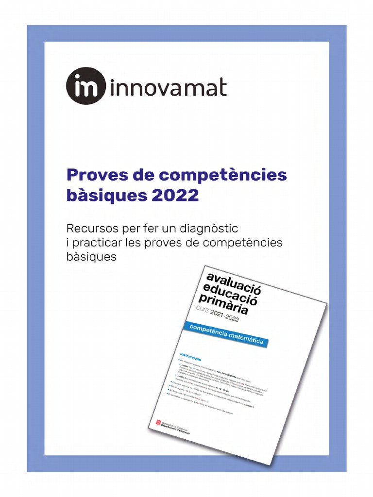 CAT Prepara Les Proves de Competencies Basiques Amb Innovamat 1 | PDF