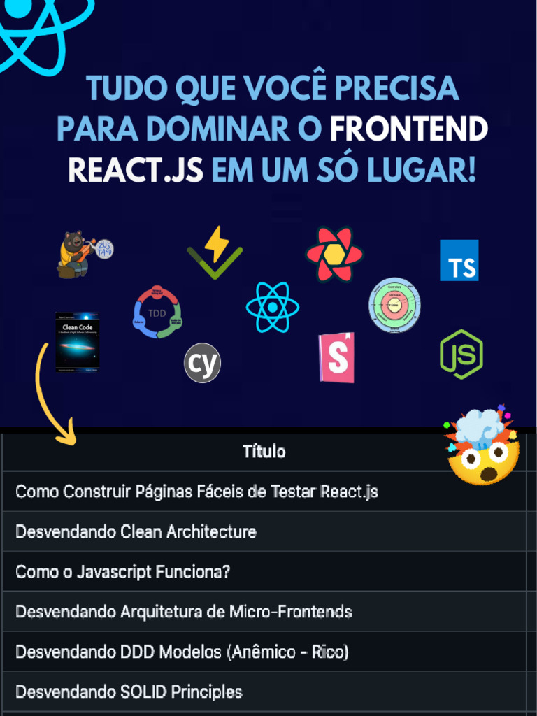 Tudo Que Você Precisa Para Dominar frontend | PDF
