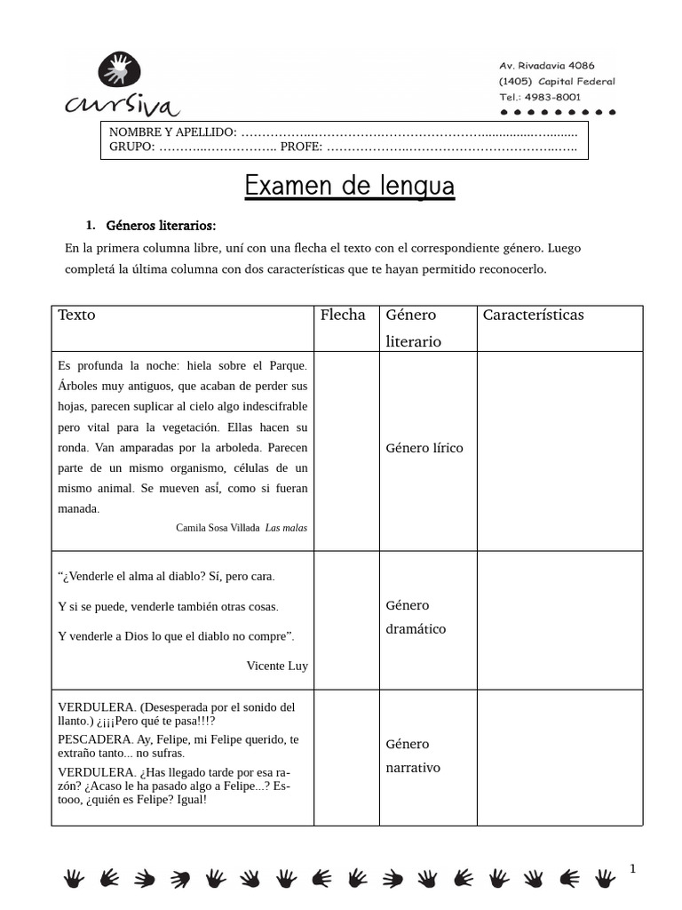 Examen 2024 | PDF | Narración | Escritura
