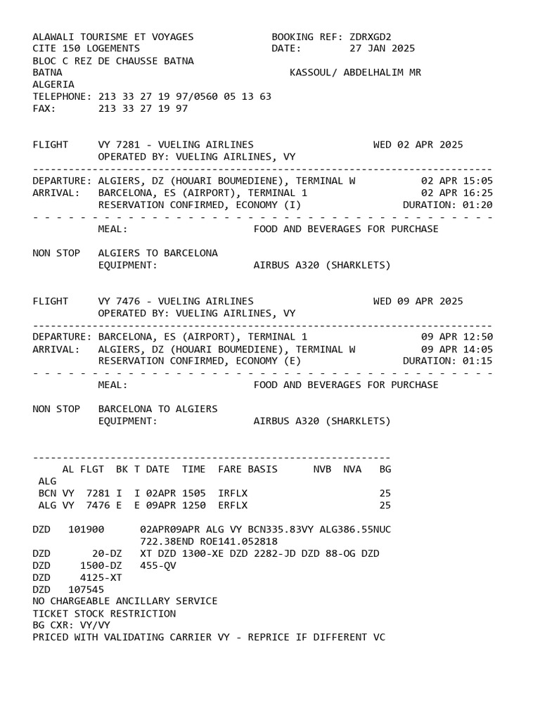 Telex Barcelone | PDF
