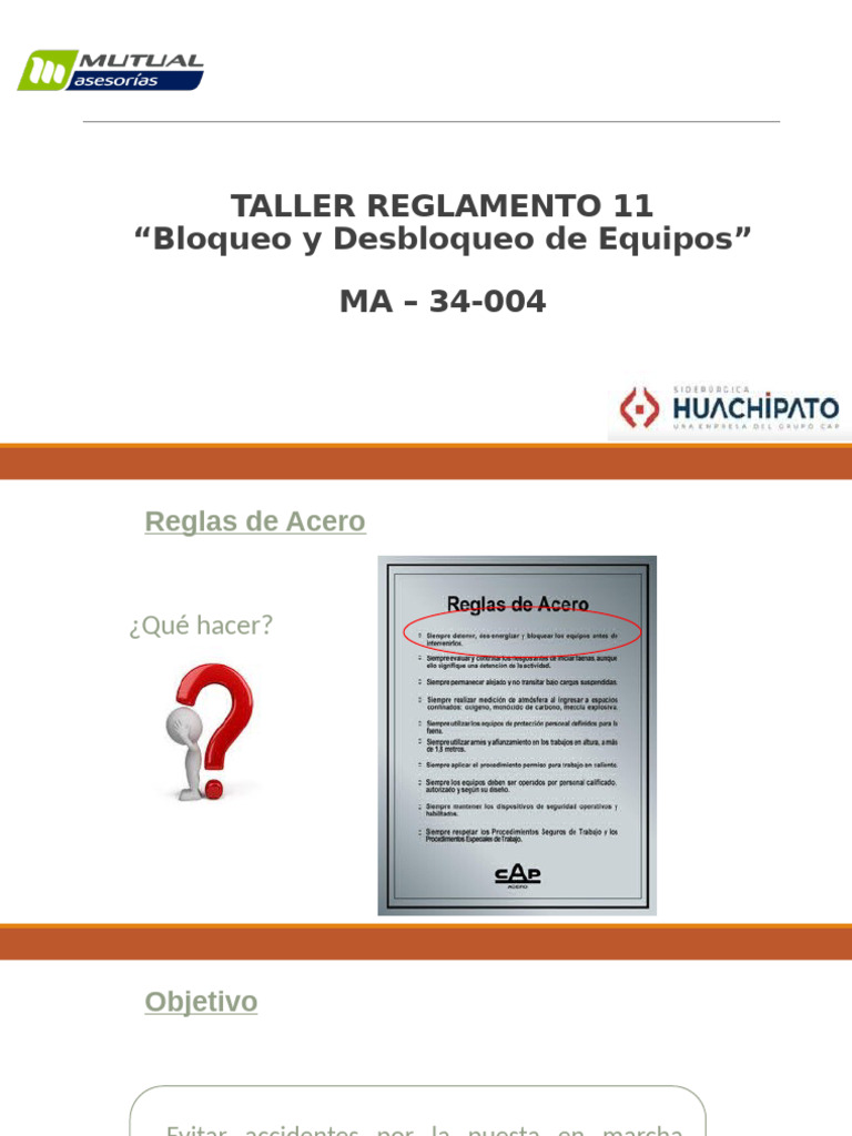Taller Reglamento 11 | PDF