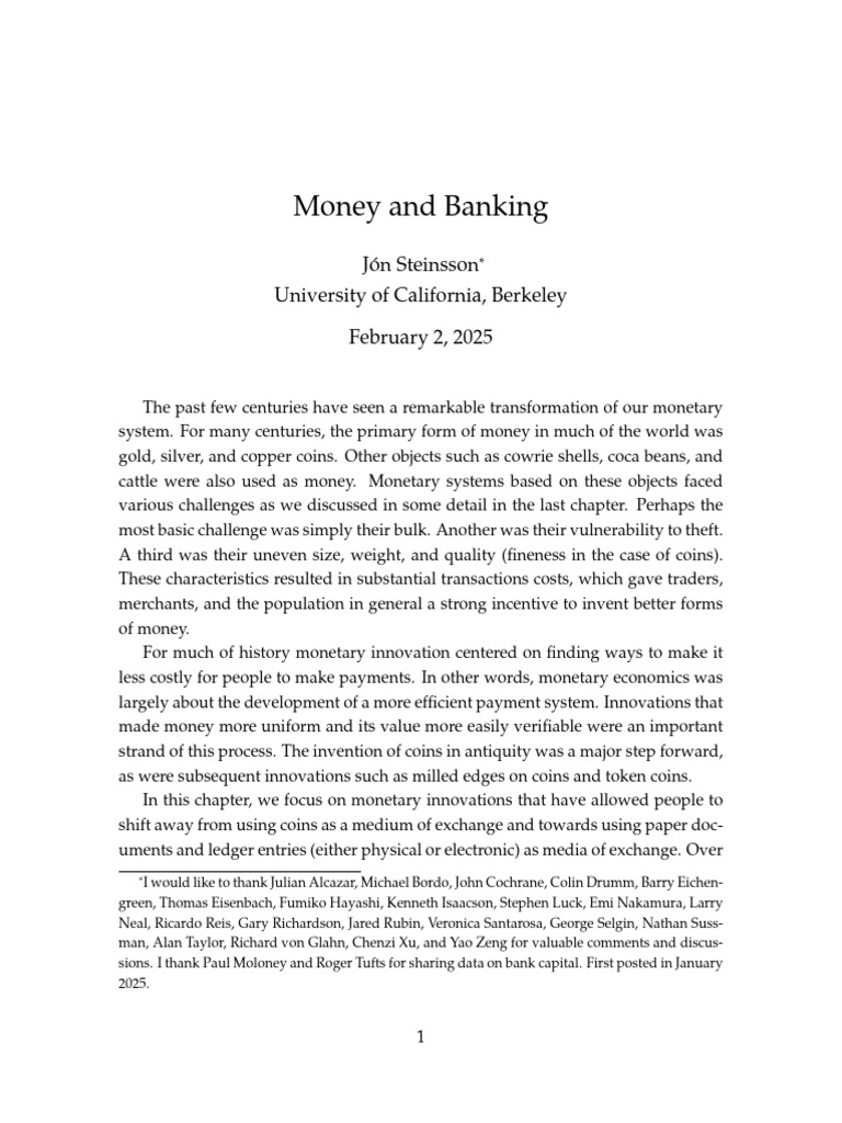 Money Banking | PDF | Payments | Cheque