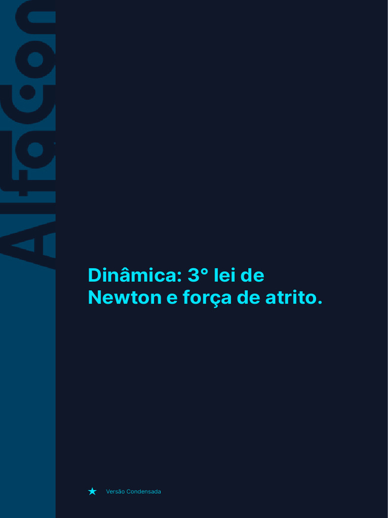 AlfaCon--3-lei-de-newton-e-forca-de-atrito-mini-simulado | PDF | Freios ...