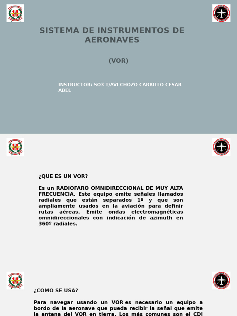 Sist Instrumentos Ae Vor | PDF