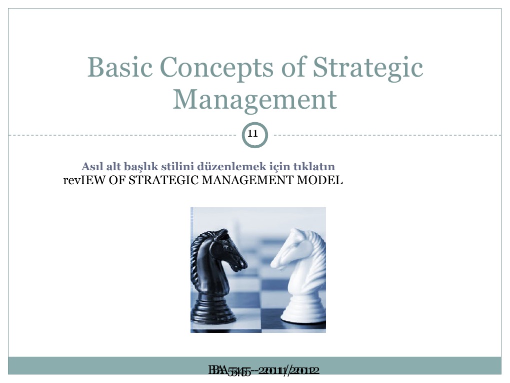 Basic Concepts of Strategic Management | PDF | Strategic Management ...