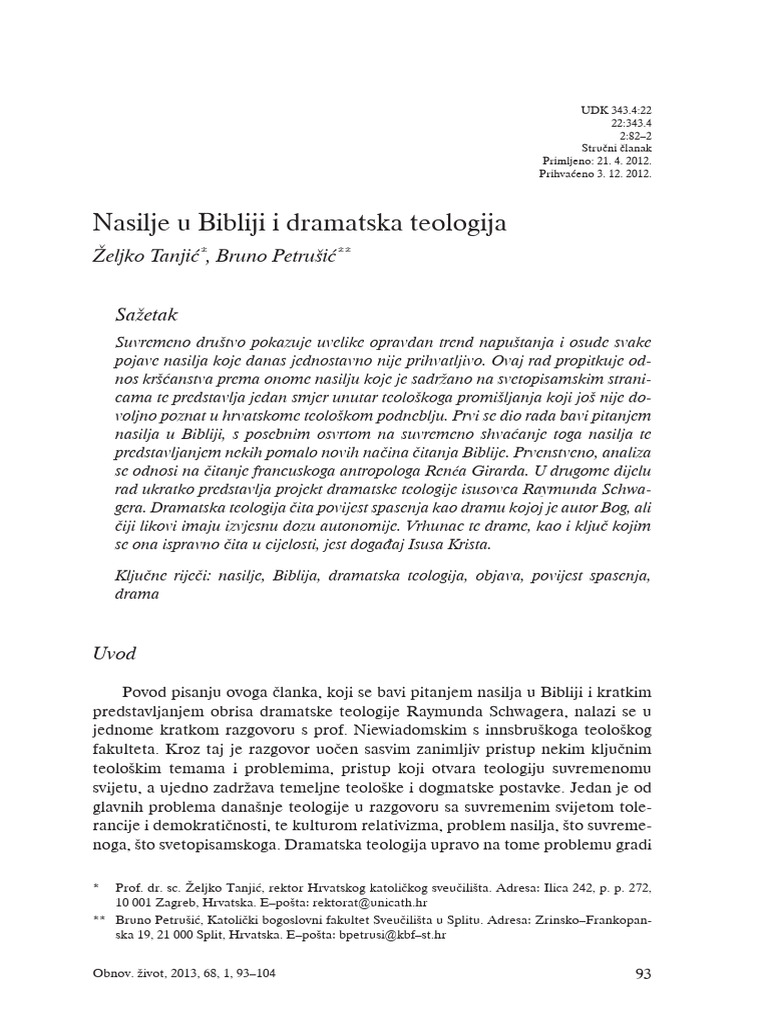 Nasilje_u_Bibliji_i_dramatska_teologija | PDF