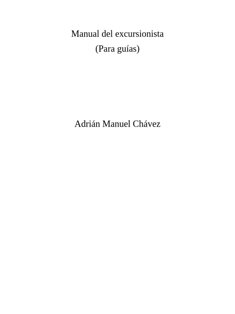 Manual de Expediciones y Campismo | PDF