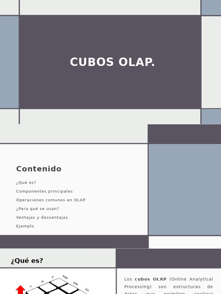 Cubos olap | PDF | Ciencias de la Computación | Recuperación de información