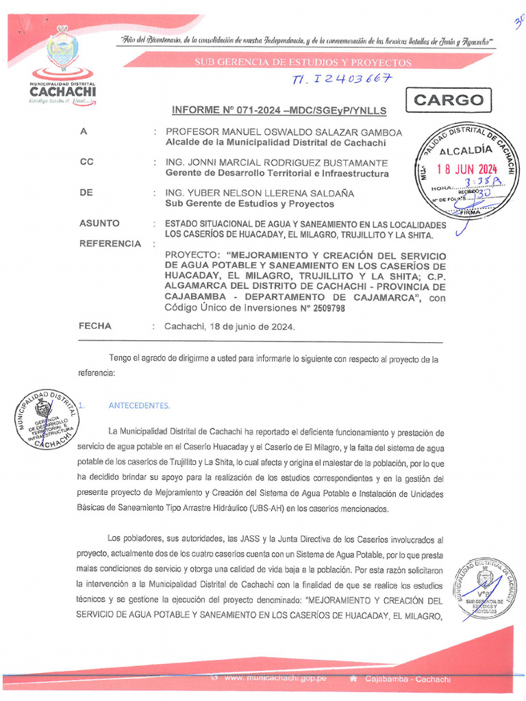 Informe Situacional | PDF