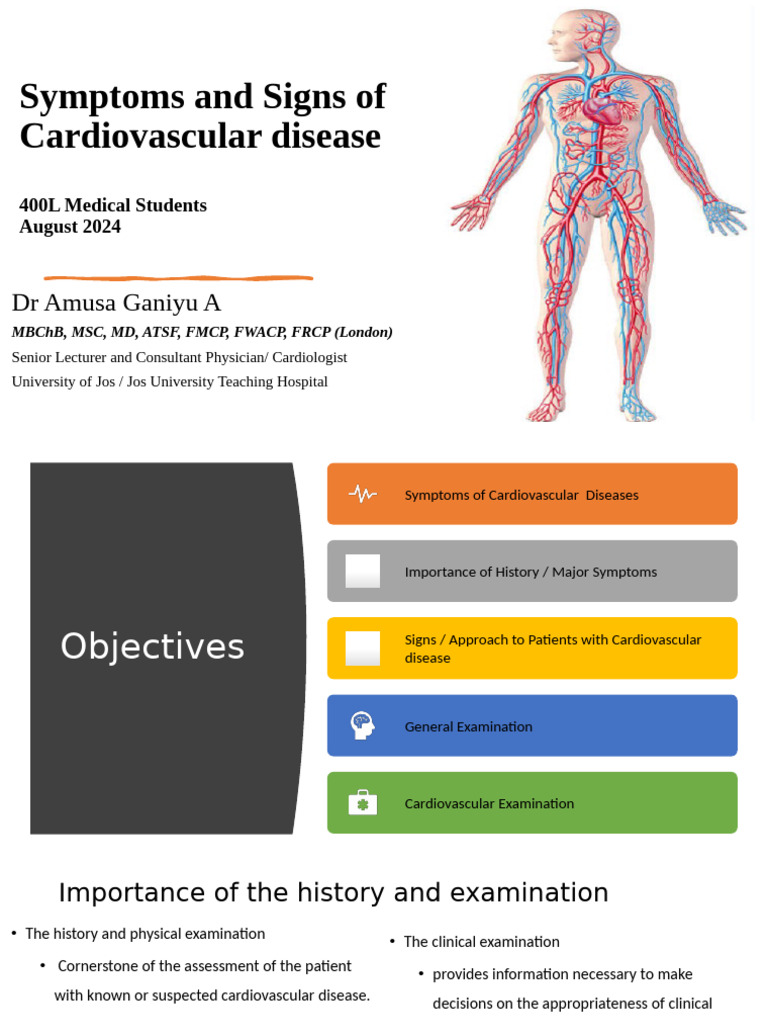 03 - Symptoms and Signs of Cardiovascular Disease | PDF | Pulse ...