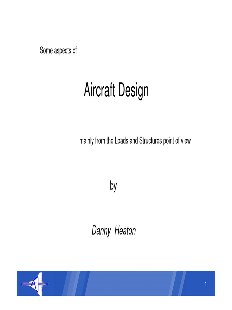Aircraft Design: Loads and Structures Overview | PDF | Landing Gear ...
