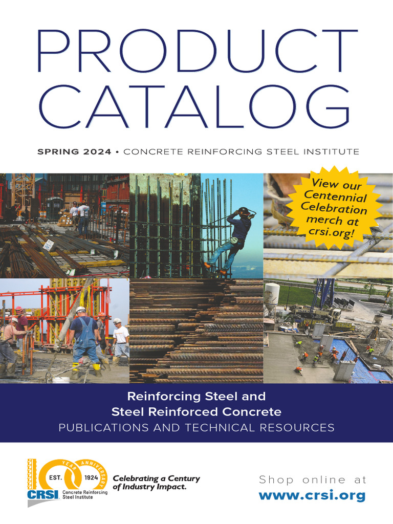 CRSI Product Catalog 2024-Spring | PDF | Structural Engineering ...