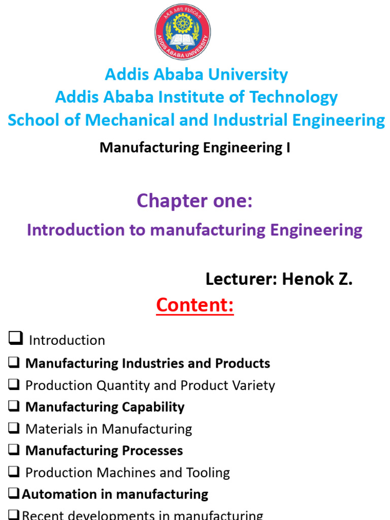 Manufacturing Engineering Overview | PDF | Polymers | Metals