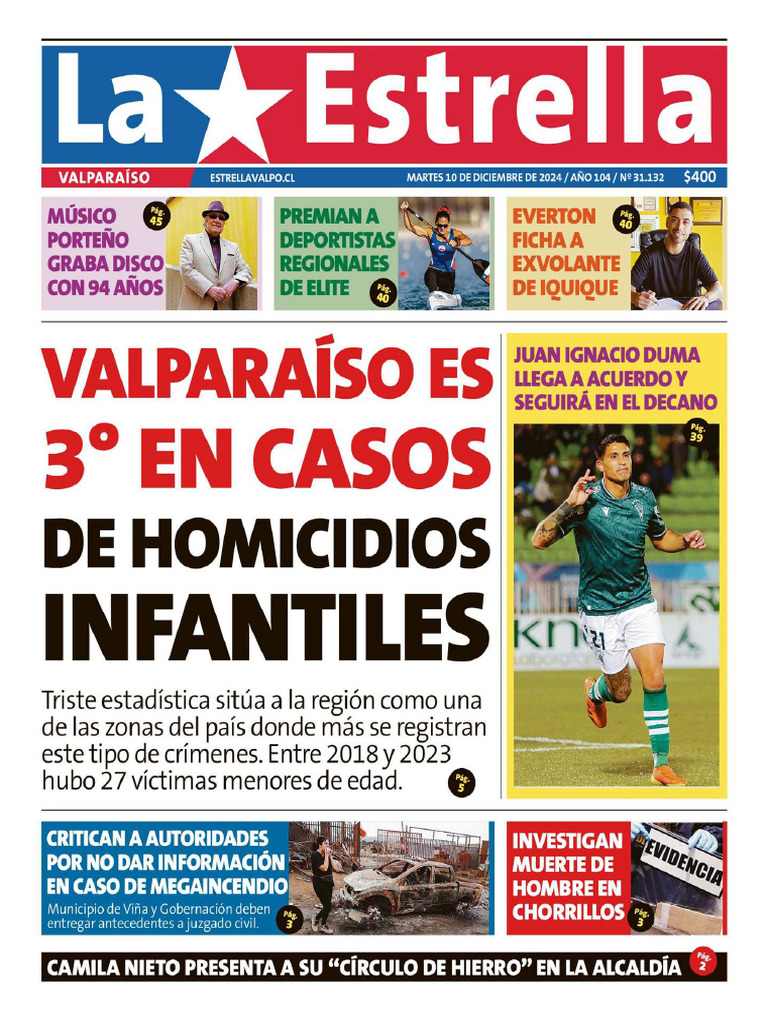 LA ESTRELLA VALPARAÍSO 10122024 MQZ | PDF
