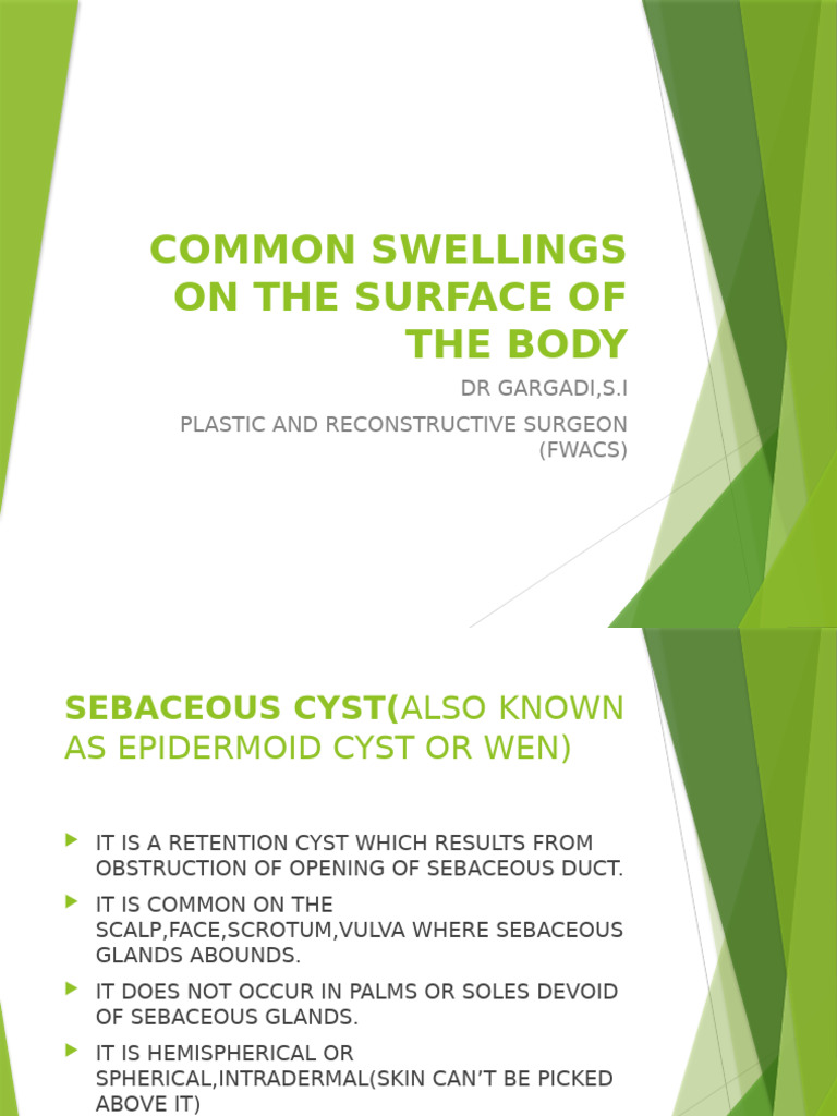 Common Skin Swellings Overview | PDF | Neoplasms | Medical Specialties