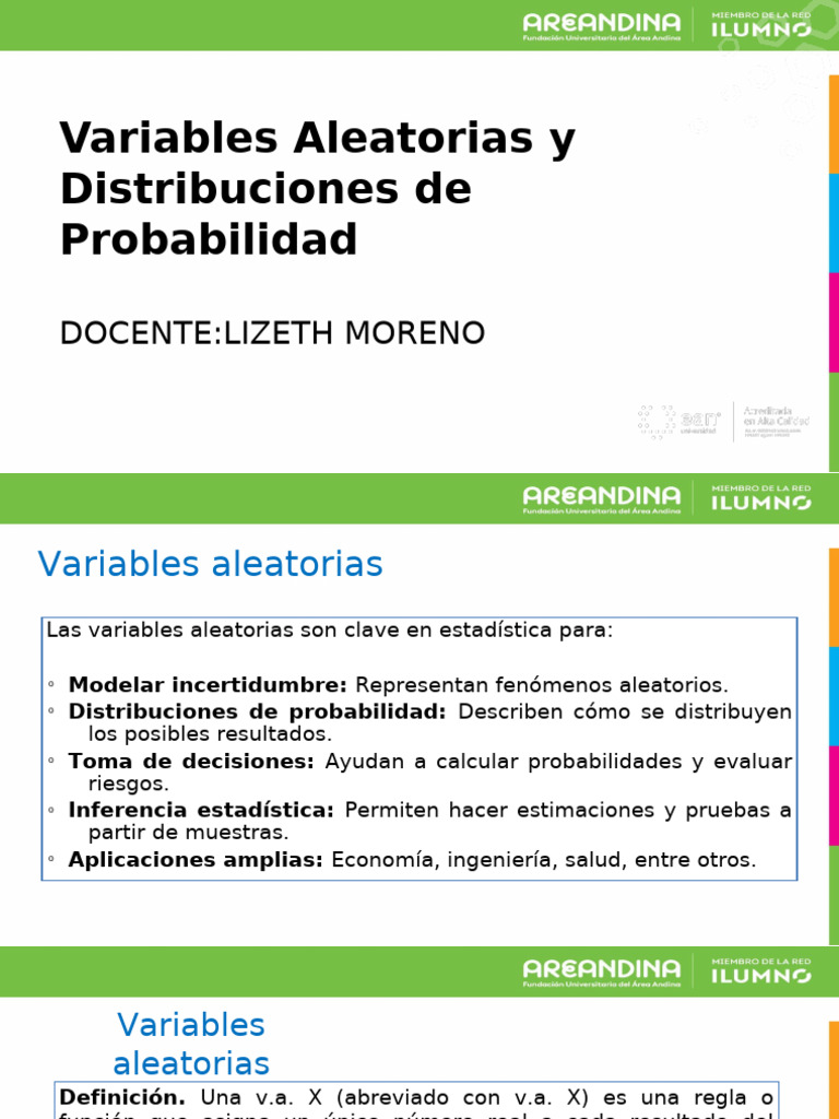 Variables | PDF | Variable aleatoria | Teoría de probabilidad
