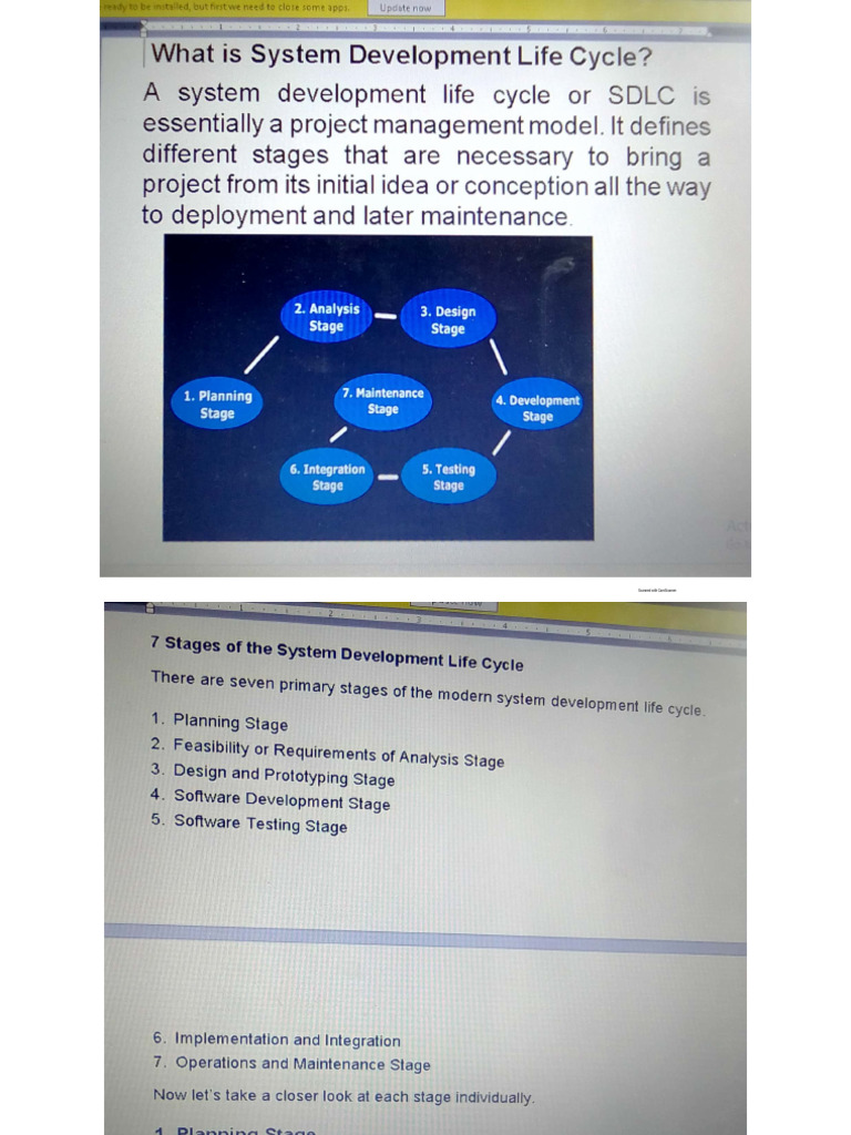 SDLC (new) System Development Life Cycle | PDF