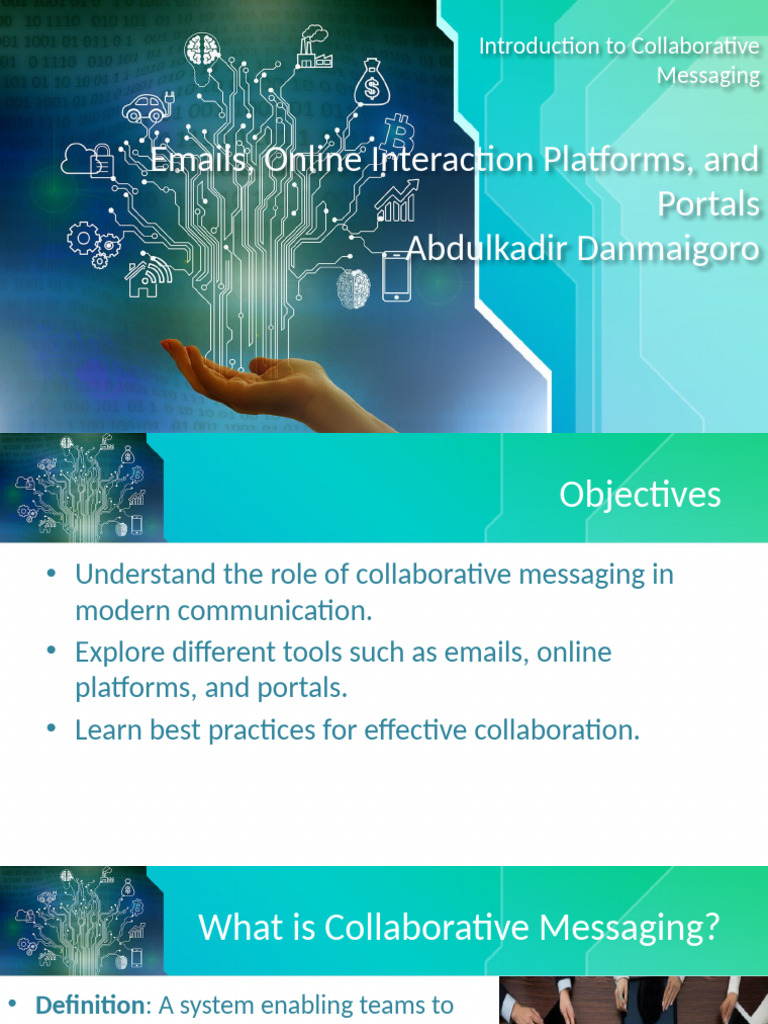Introduction To Collaborative Messaging | PDF | Communication ...