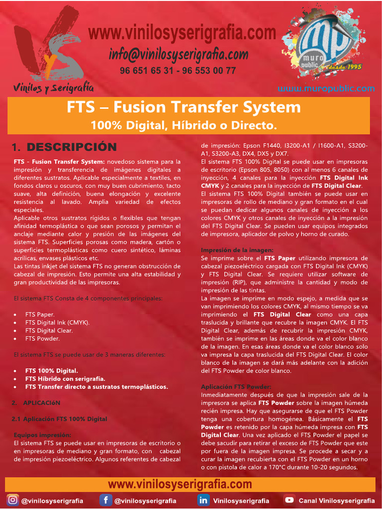Instrucciones FTS | PDF